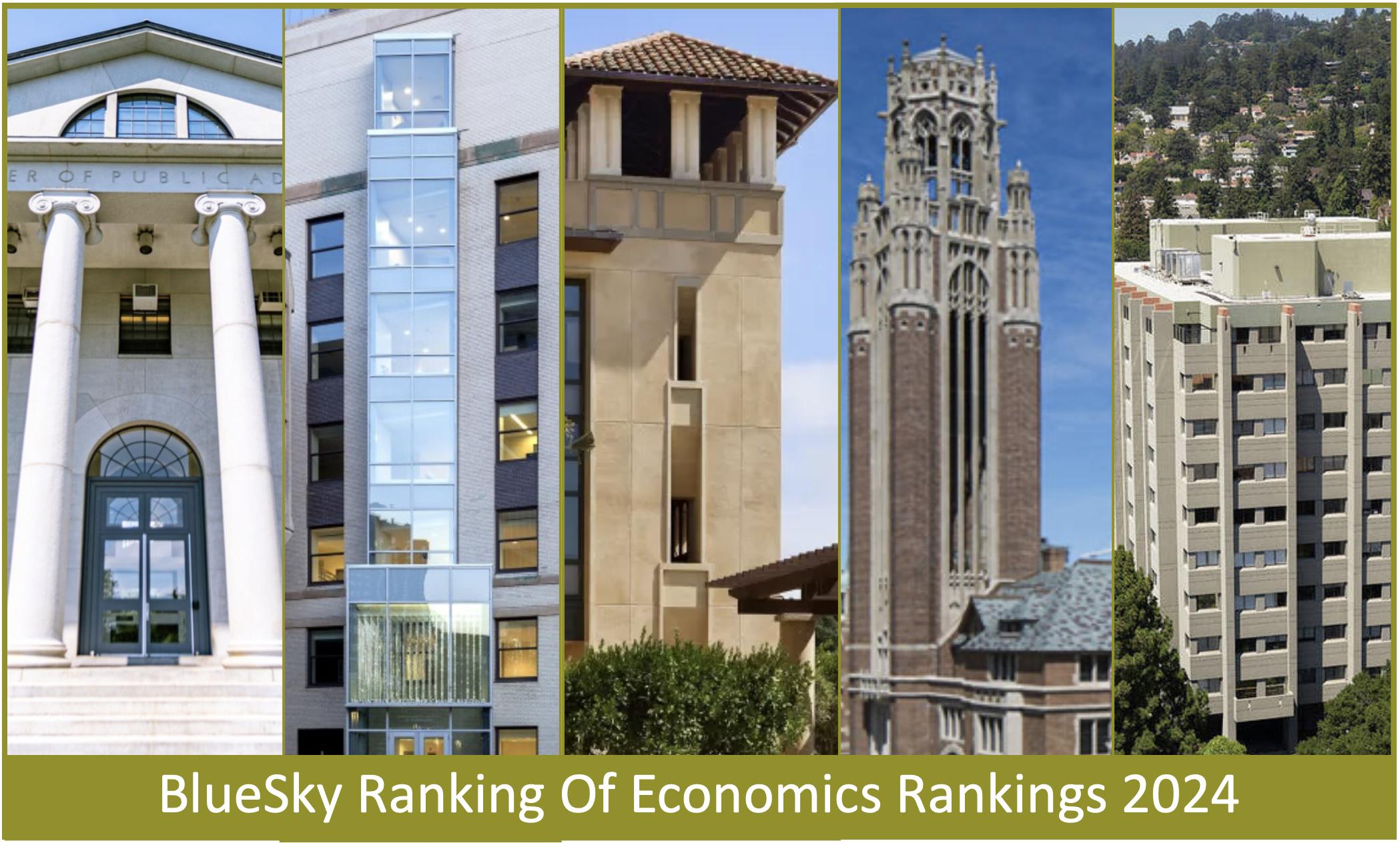 BlueSky Ranking of Economics Rankings 2024 - Bluesky Thinking